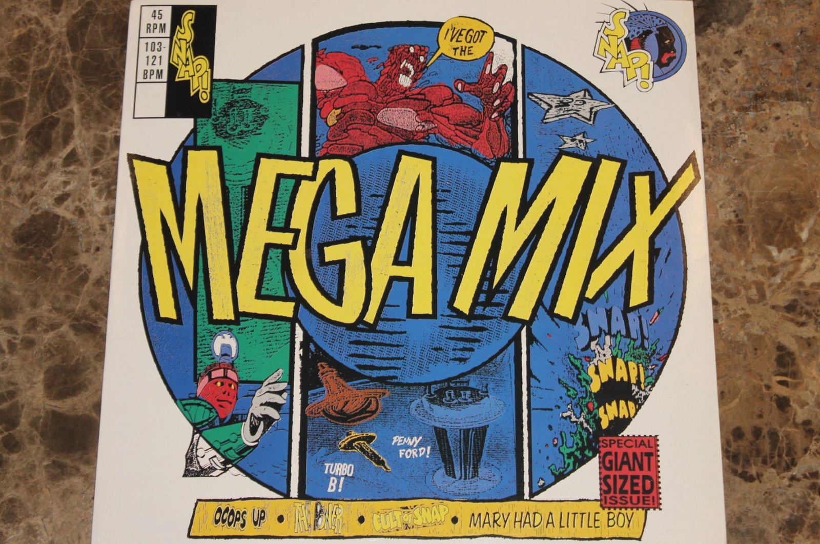 Snap! - Mega Mix (VG+) (12") - Mr Vinyl