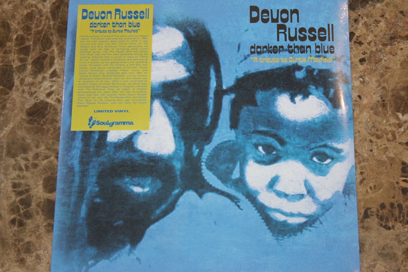 Devon Russell - Darker Than Blue (A Tribute To Curtis Mayfield) (Sealed ...