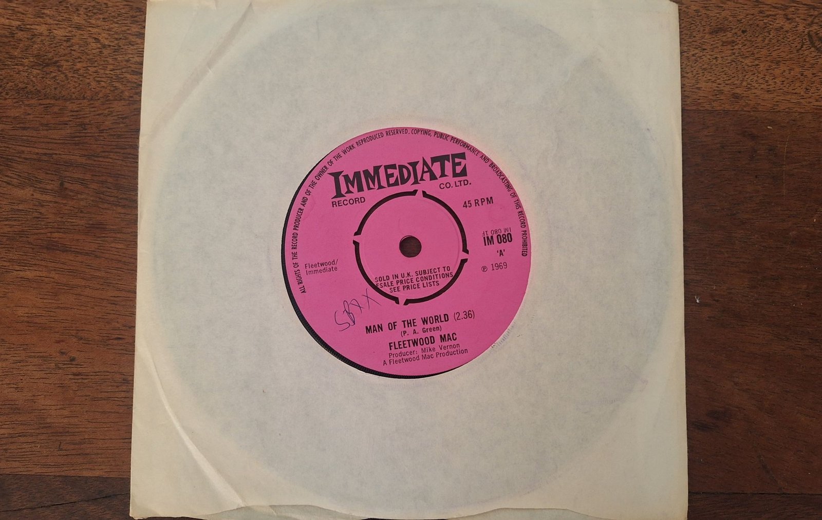 Fleetwood Mac - Man Of The World (G+/Gen) (7") - Mr Vinyl